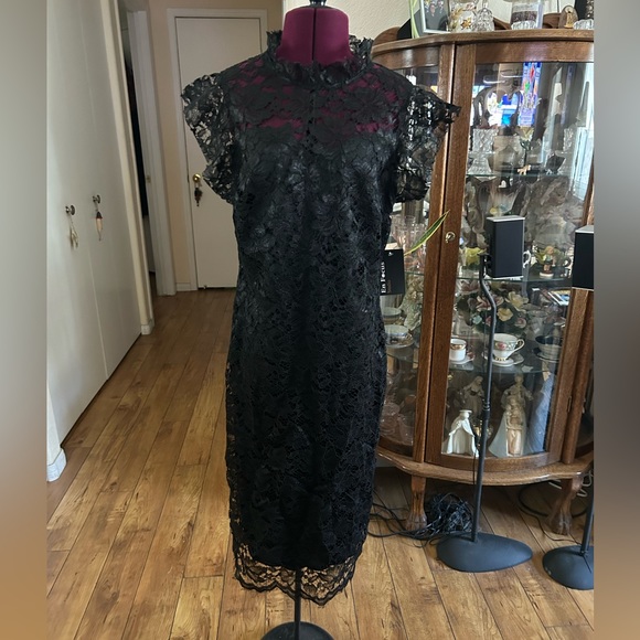 Enfocus Studio | Dresses | Nwt En Focus Studio Black Lacy Dress | Poshmark
